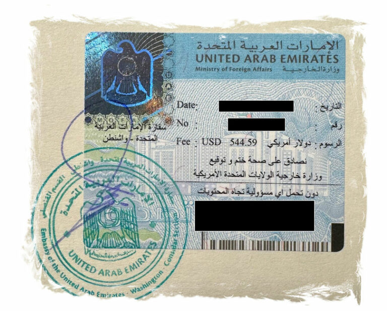 Uae Embassy Document Legalization And Authentication